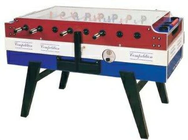 Garlando Red, White & Blue Coin Operated Football Table