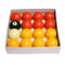 Competition 2 1/4'' (57mm) Red & Yellow Pool Ball Set | Liberty Games