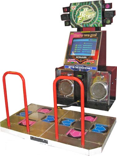 Dance Dance Revolution Extreme Dance Arcade Machine | Liberty Games