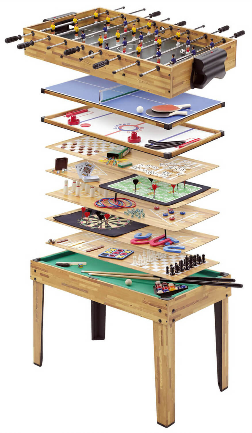 34 in 1 Multi Games Table Free Delivery Liberty Games