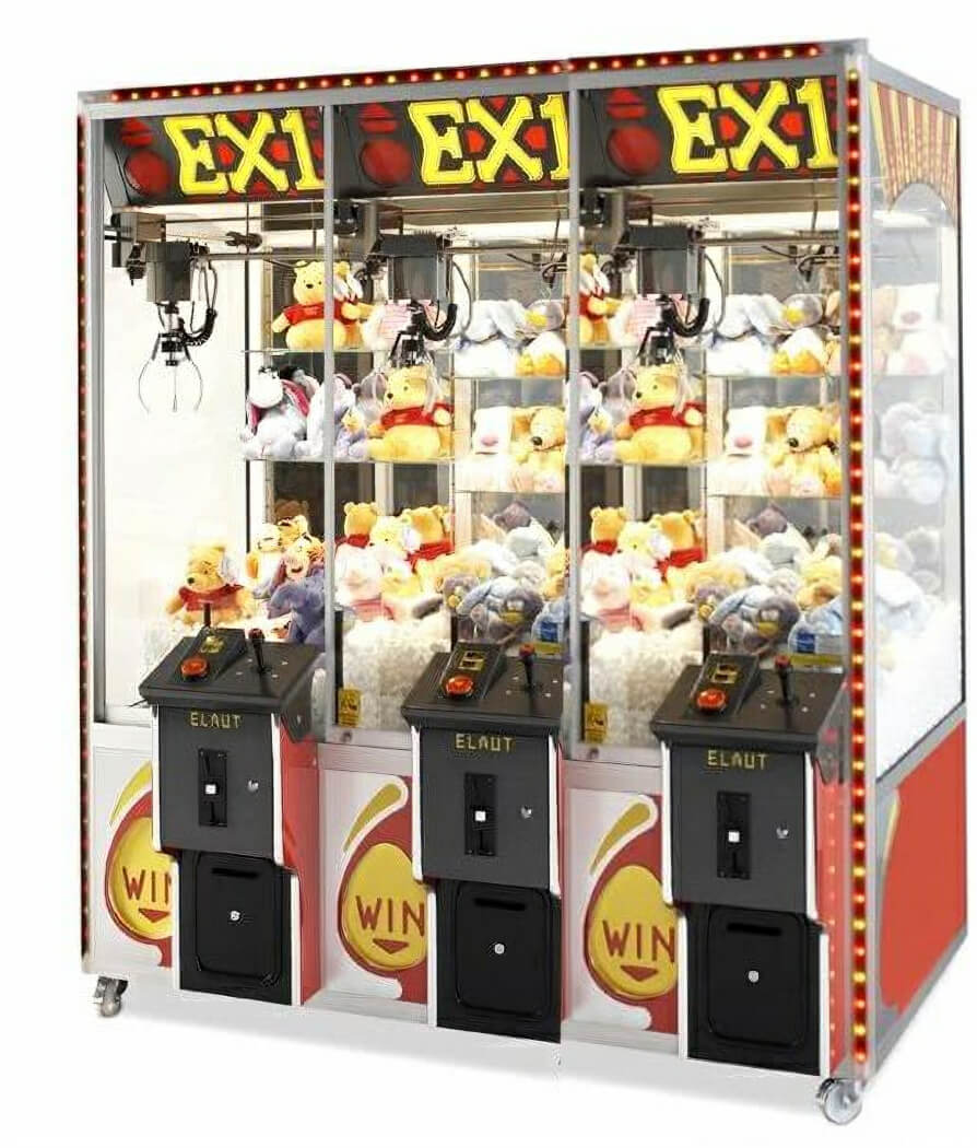 Elaut EX1 3 Player Crane Machine | Liberty Games