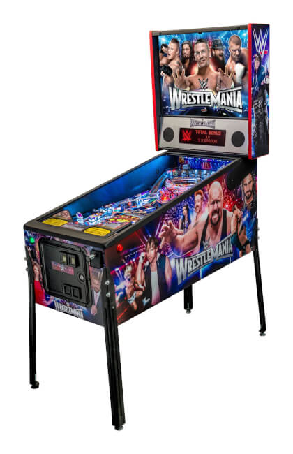 Stern WWE Wrestlemania Pro Pinball Machine For Sale | Liberty Games