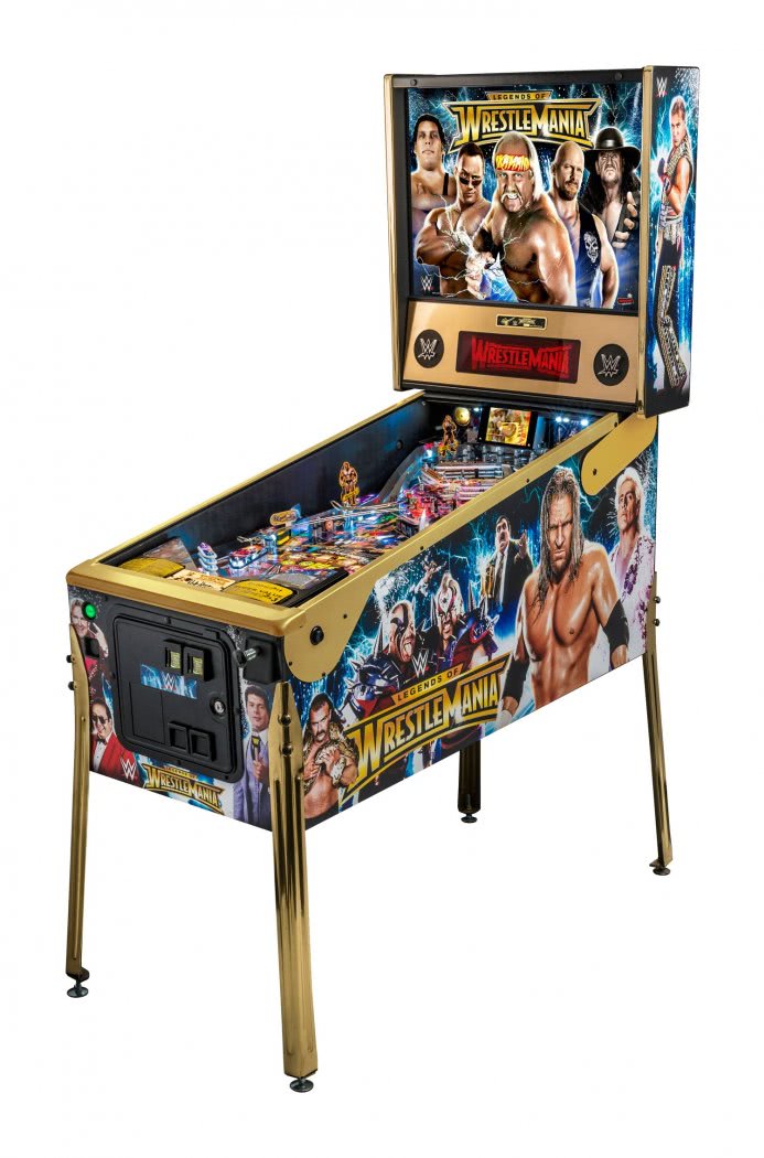 Stern WWE Wrestlemania LE Pinball Machine For Sale | Liberty Games