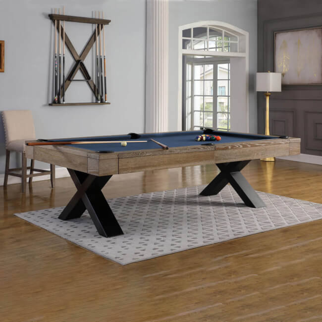 The Pureline Texas 7ft/8ft Slate Bed Pool Table | Liberty Games