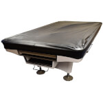 Pureline Black Leather Pool Table Cover | Liberty Games