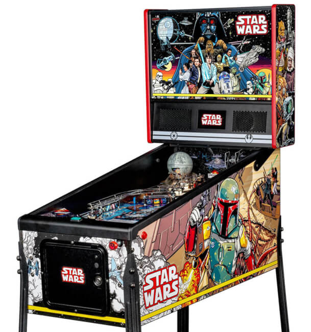Stern Star Wars Comic Art Pin Pinball Machine | Liberty Games