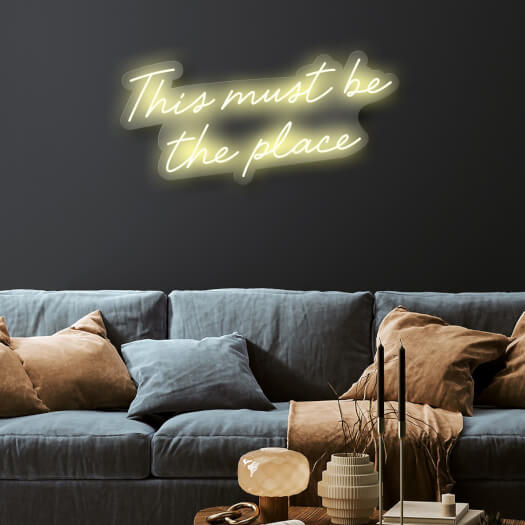 This Must Be The Place LED Neon Sign | Liberty Games