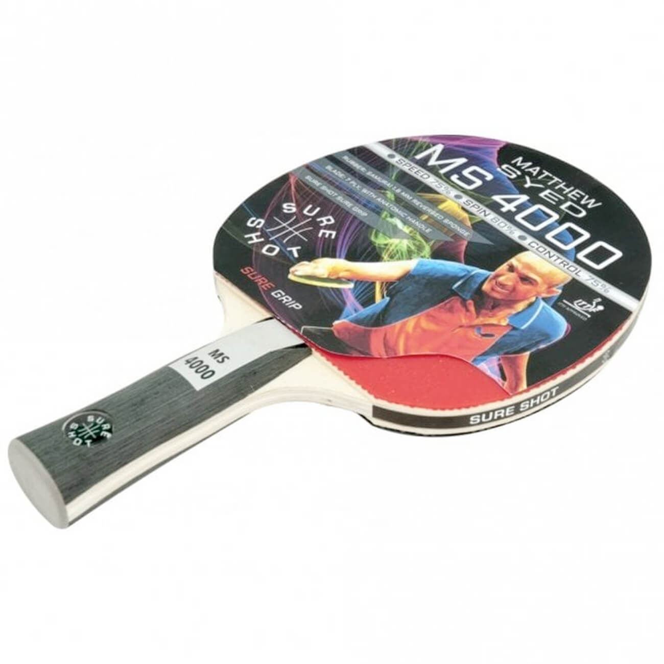 Sure Shot Matthew Syed 4000 Table Tennis Bat | Liberty Games