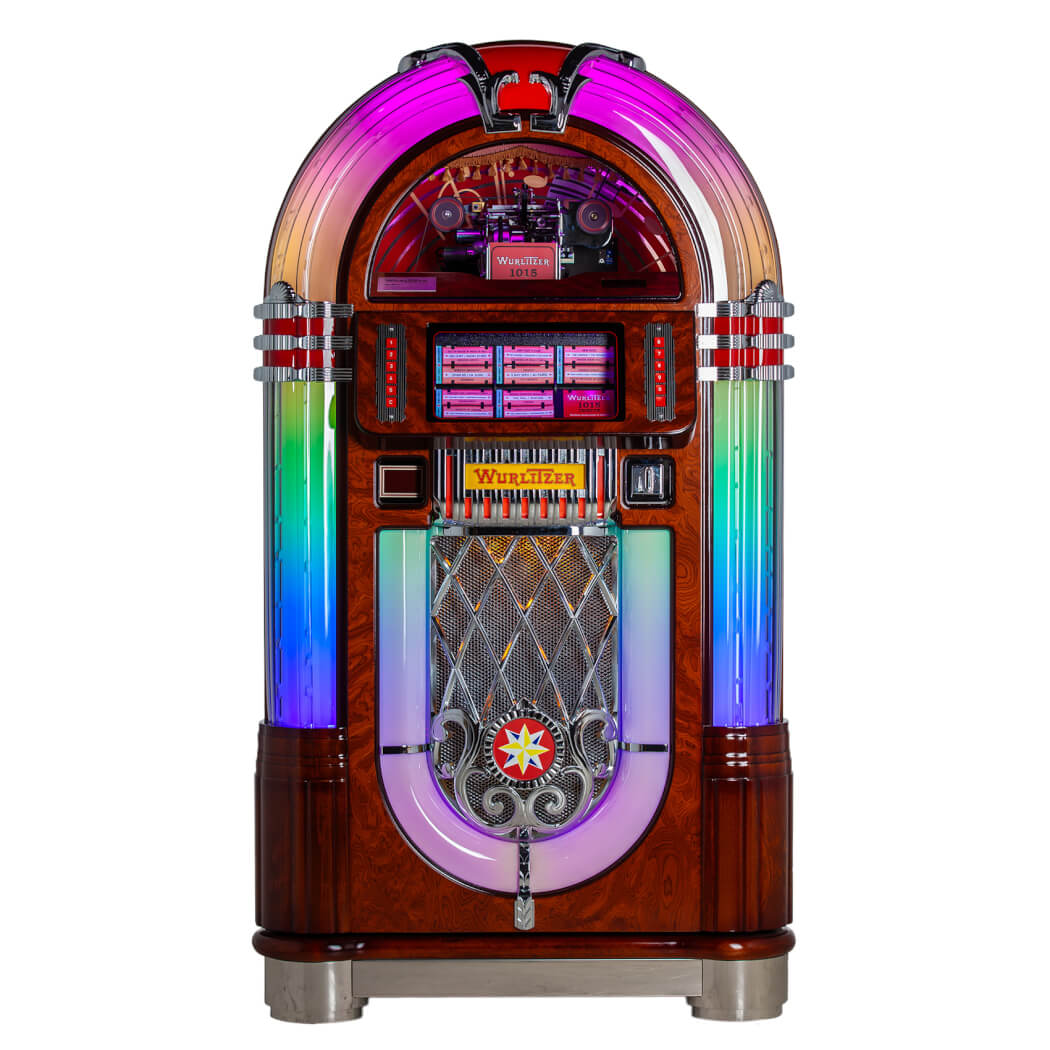 Sound Leisure Wurlitzer 1015 Tribute Vinyl Jukebox | Liberty Games