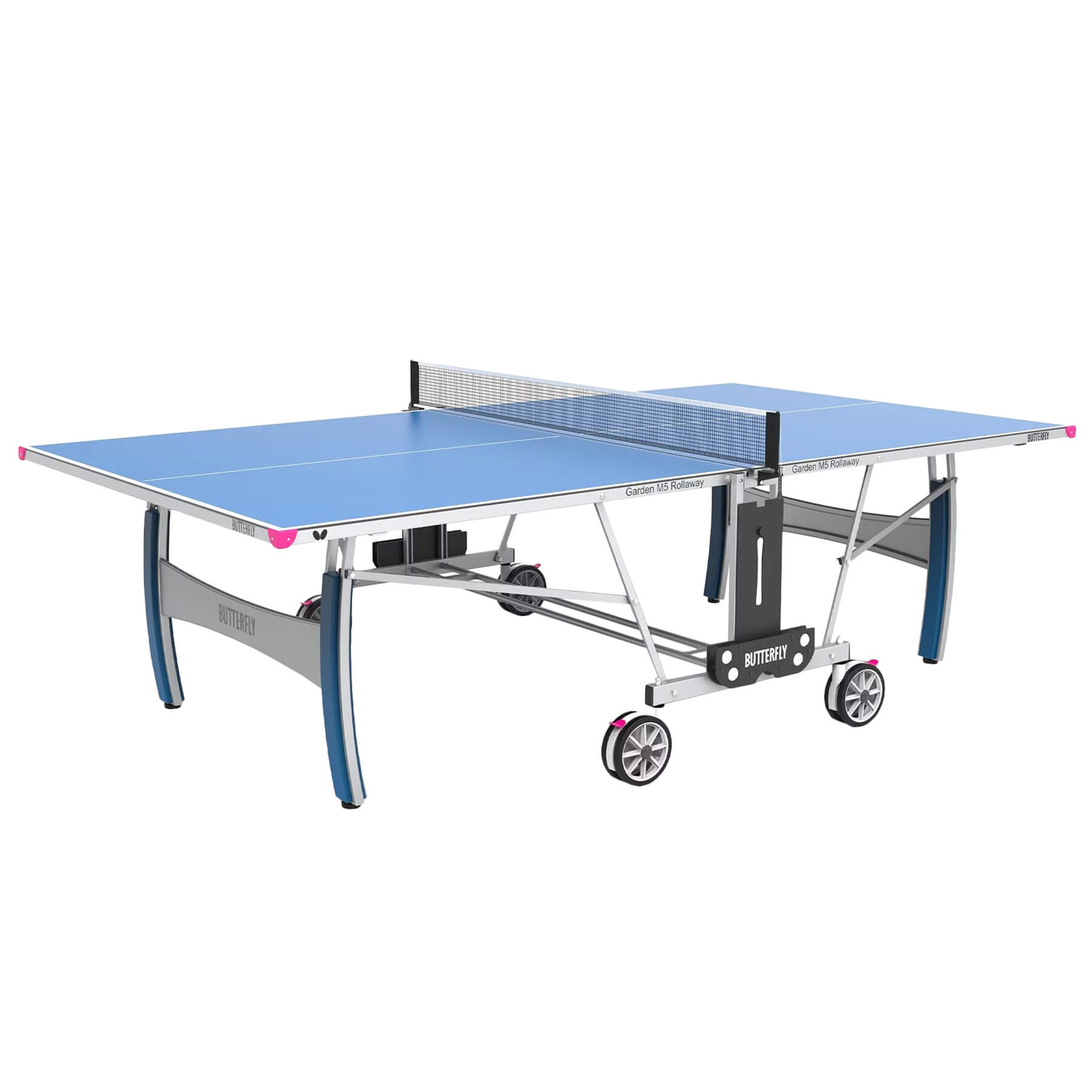 Butterfly Garden M5 Rollaway Outdoor Table Tennis Table