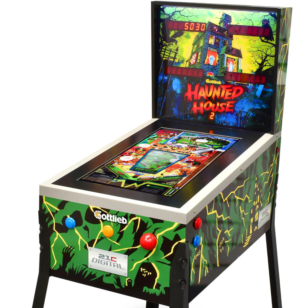 Toyshock Haunted House Virtual Pinball Machine | Liberty Games