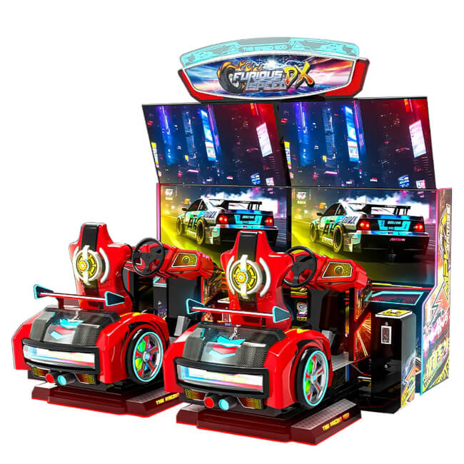 The Furious Speed DX Twin Driving Arcade Machine | Liberty Games