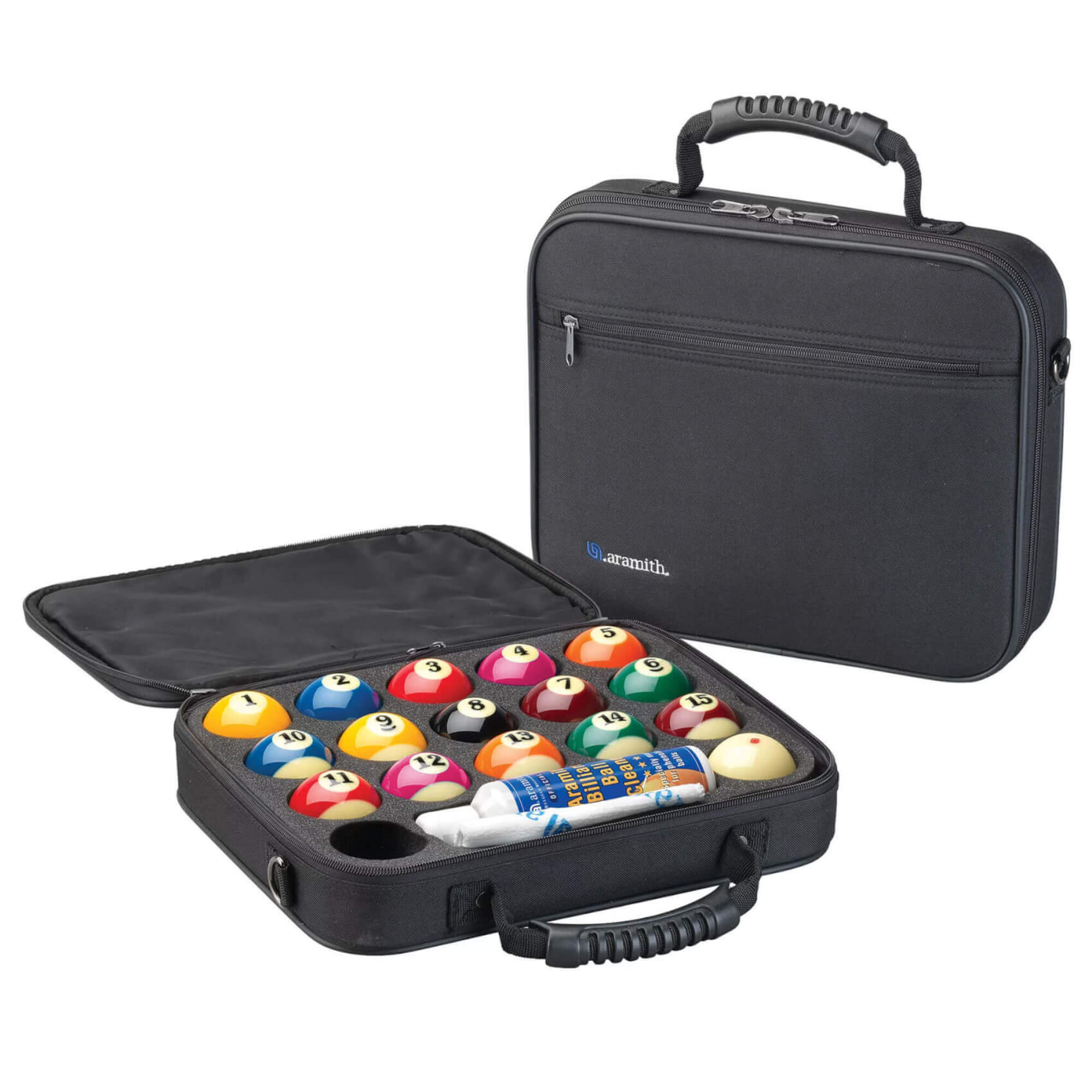 Super Aramith Pro Cup TV 2 1/4" 57.2mm Ball & Case Set | Liberty Games
