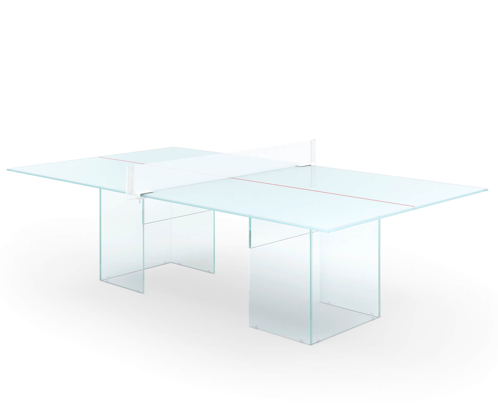 The Crystal Outdoor/Indoor Glass Table Tennis Table | Liberty Games