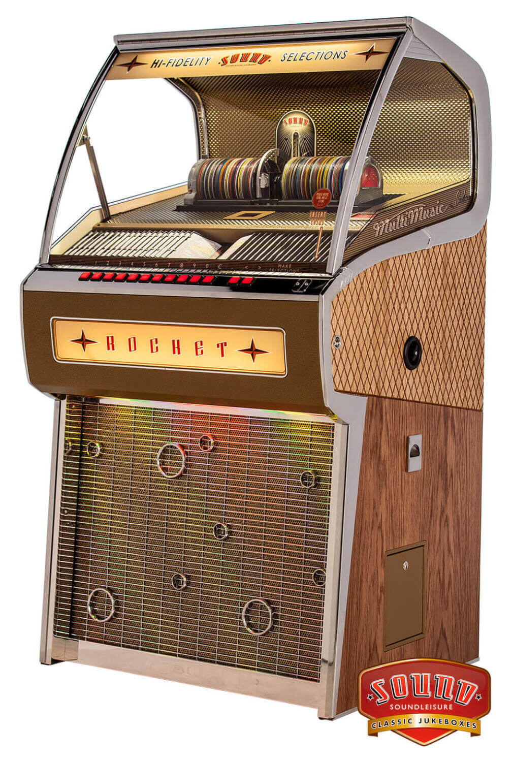 Sound Leisure Rocket CD Jukebox | Liberty Games