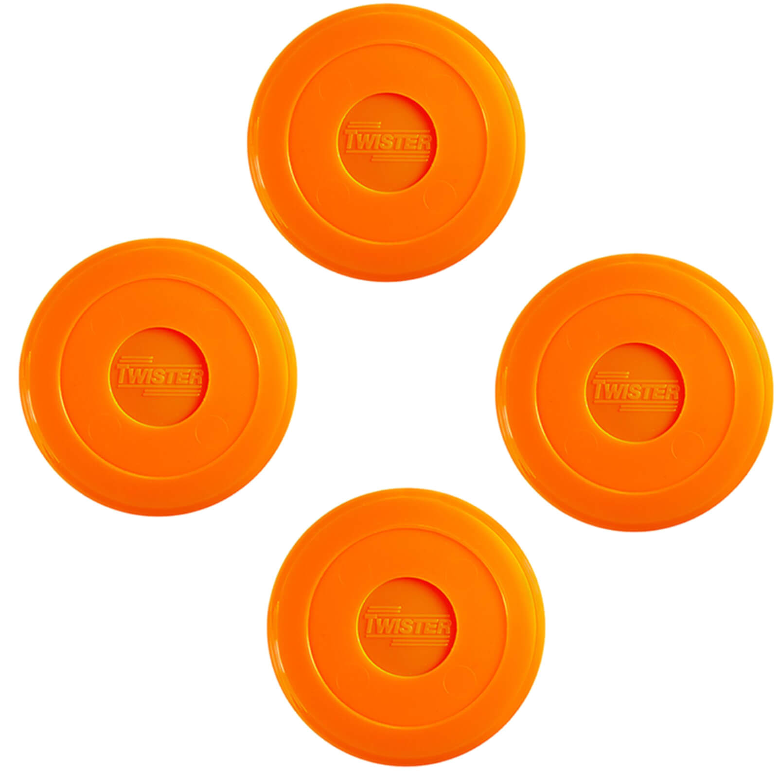 Twister 70mm Orange Air Hockey Puck (30-0070) | Liberty Games