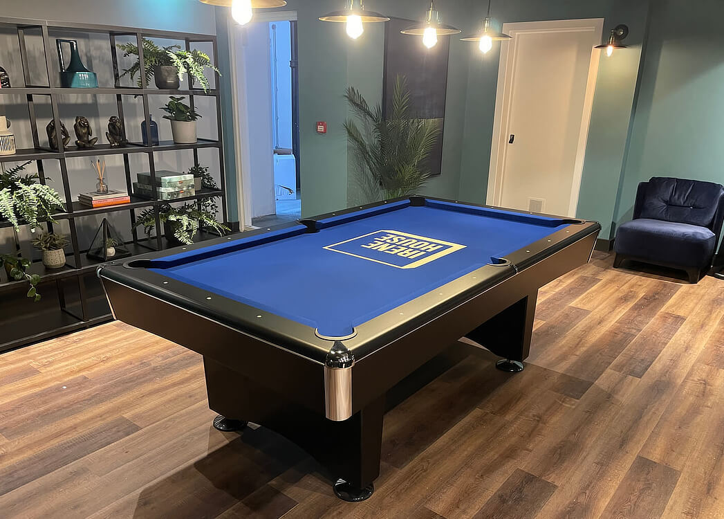 Branded Pool Tables | Your Logo on a Customised Pool Table | Liberty Games