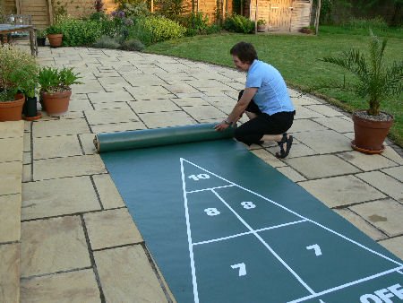 Shuffleboard - Mini Roll-Out Court Package | Liberty Games
