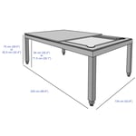 Fusiontables by Aramith Pool Dining Table | Liberty Games