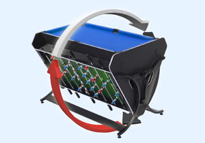 Strikeworth TriSport Multi Games Table - Pool, Air Hockey & Foosball