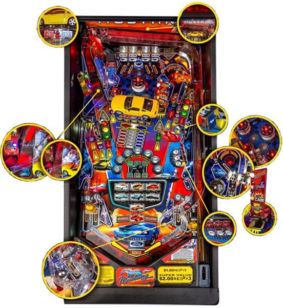 Stern Mustang Pro Pinball Machine For Sale | Liberty Games