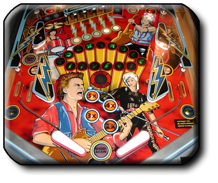 Rock Pinball Machine For Sale | Liberty Games