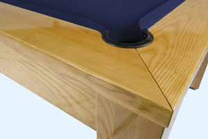 The Precision 7ft Solid Oak Slate Bed Pool Dining Table