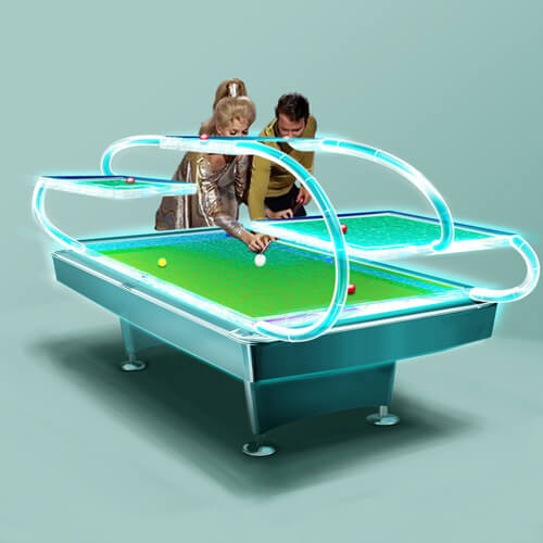 Star Trek Tri-Dimensional Pool Table | Liberty Games