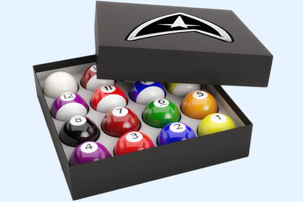 Star Trek Tri-Dimensional Pool Table | Liberty Games