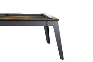 The Steel 6ft Slate Bed American Pool Table | Liberty Games