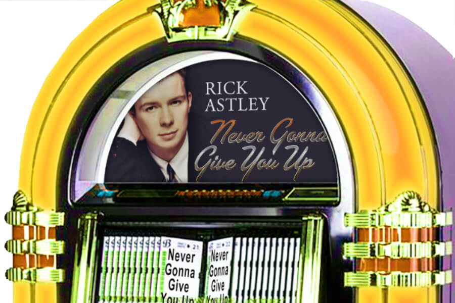 Rick Astley 'RickRolling' Ltd Edition Jukebox | Liberty Games