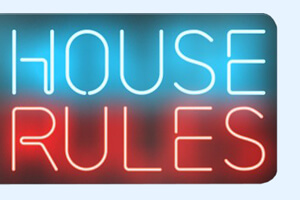 My House My Rules LED Neon Sign | Liberty Games