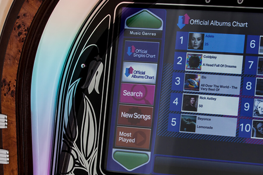 Sound Leisure Melody Slimline Digital Jukebox | Liberty Games