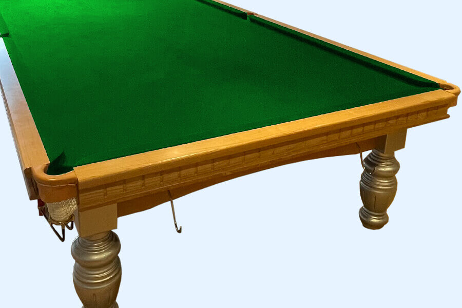 Refurbished 12ft Elite Turned Leg Slate Bed Snooker Table