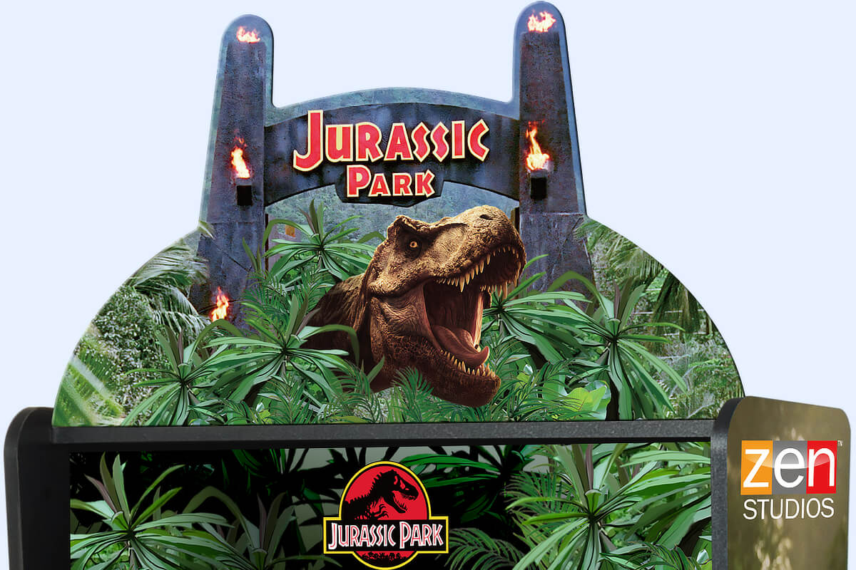 AtGames Legends Pinball 4KP - Jurassic Park™ Topper | Liberty Games