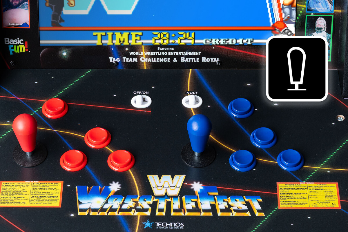 Basic Fun! WWE Wrestlefest Ultra Arcade Machine | Liberty Games