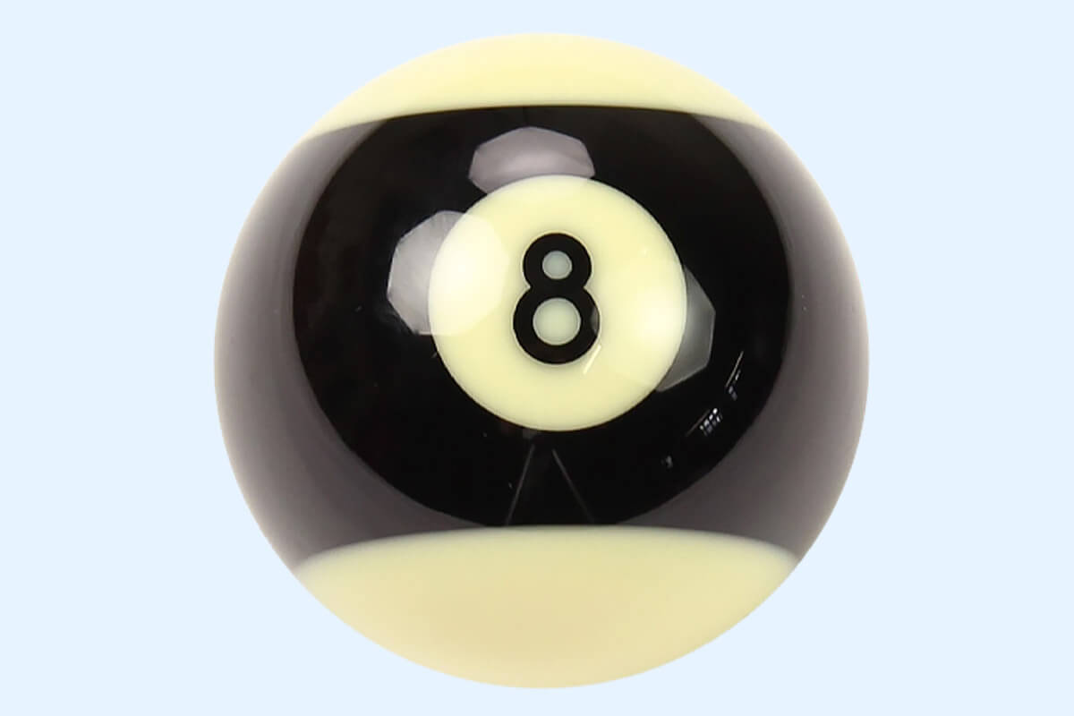 Super Aramith Pro Cup 2in 50.8mm Striped 8 Ball | Liberty Games