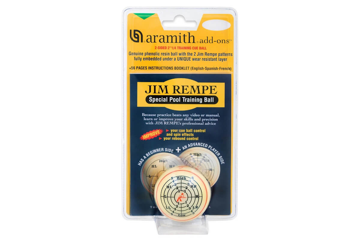 Jim Rempe Training Cue Ball 2 1/4" 57.2mm by Aramith | Liberty Games