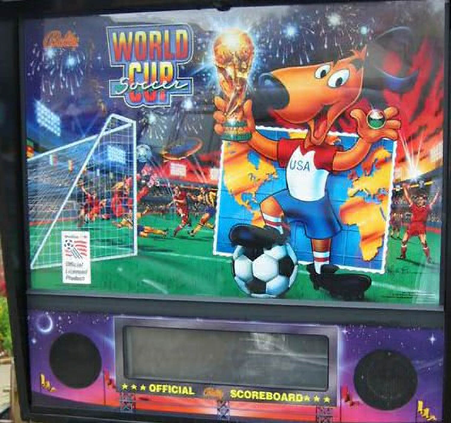 World Cup 94 Soccer Pinball Machine For Sale | Liberty Games