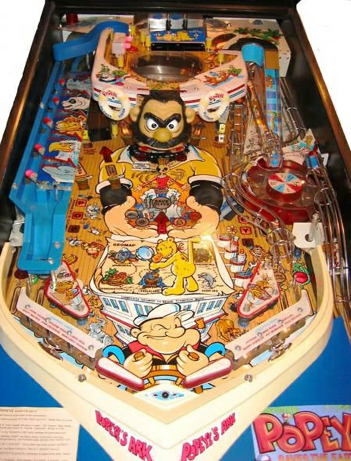 Popeye Saves The World Pinball Machine For Sale | Liberty Games