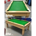 Pool Table Recovering Service - 6ft & 7ft Slate Bed Pool Table