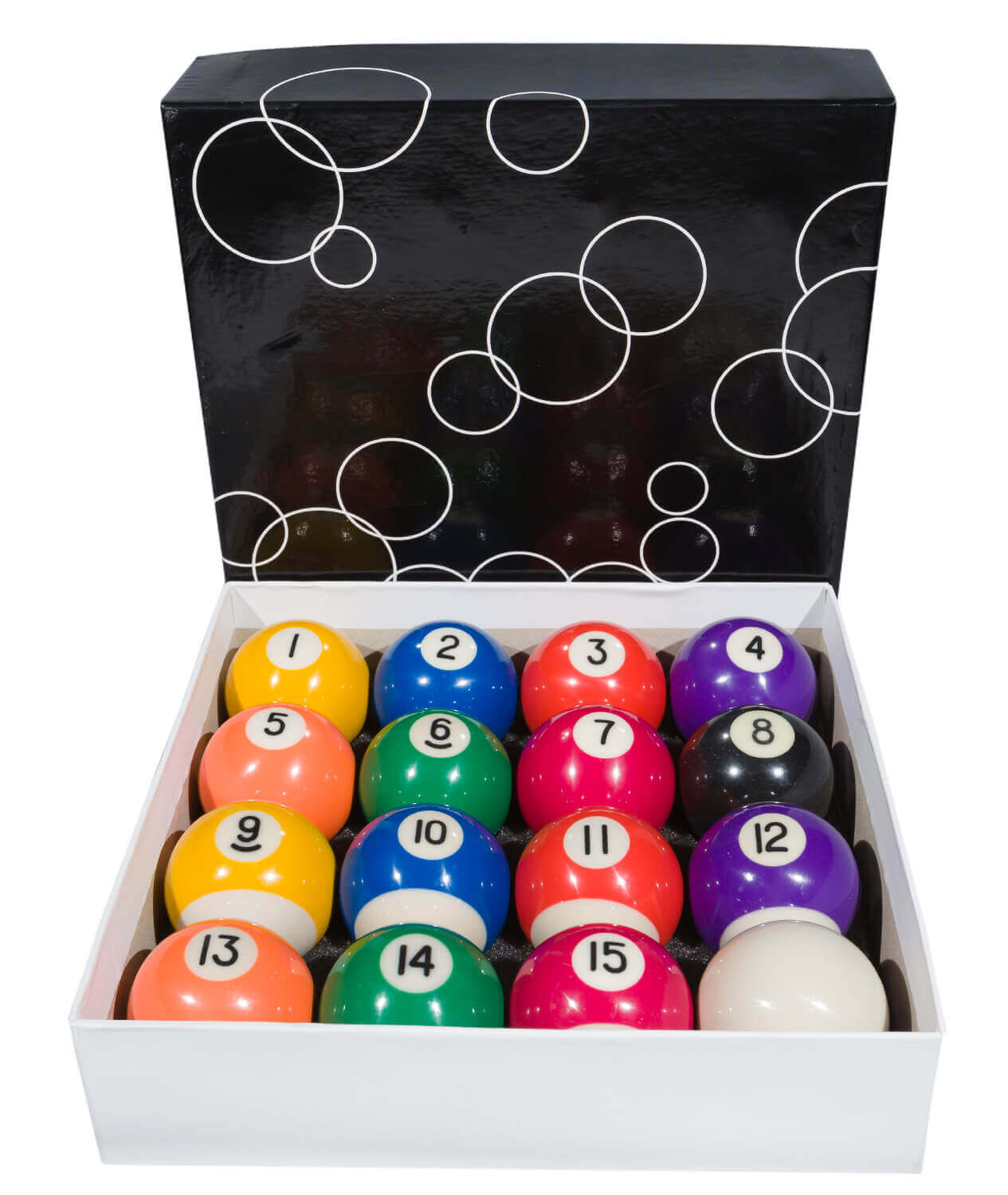 Spots And Stripes Pool Balls 1 3/4" (44mm) Spots & Stripes, Pool, 9 ...