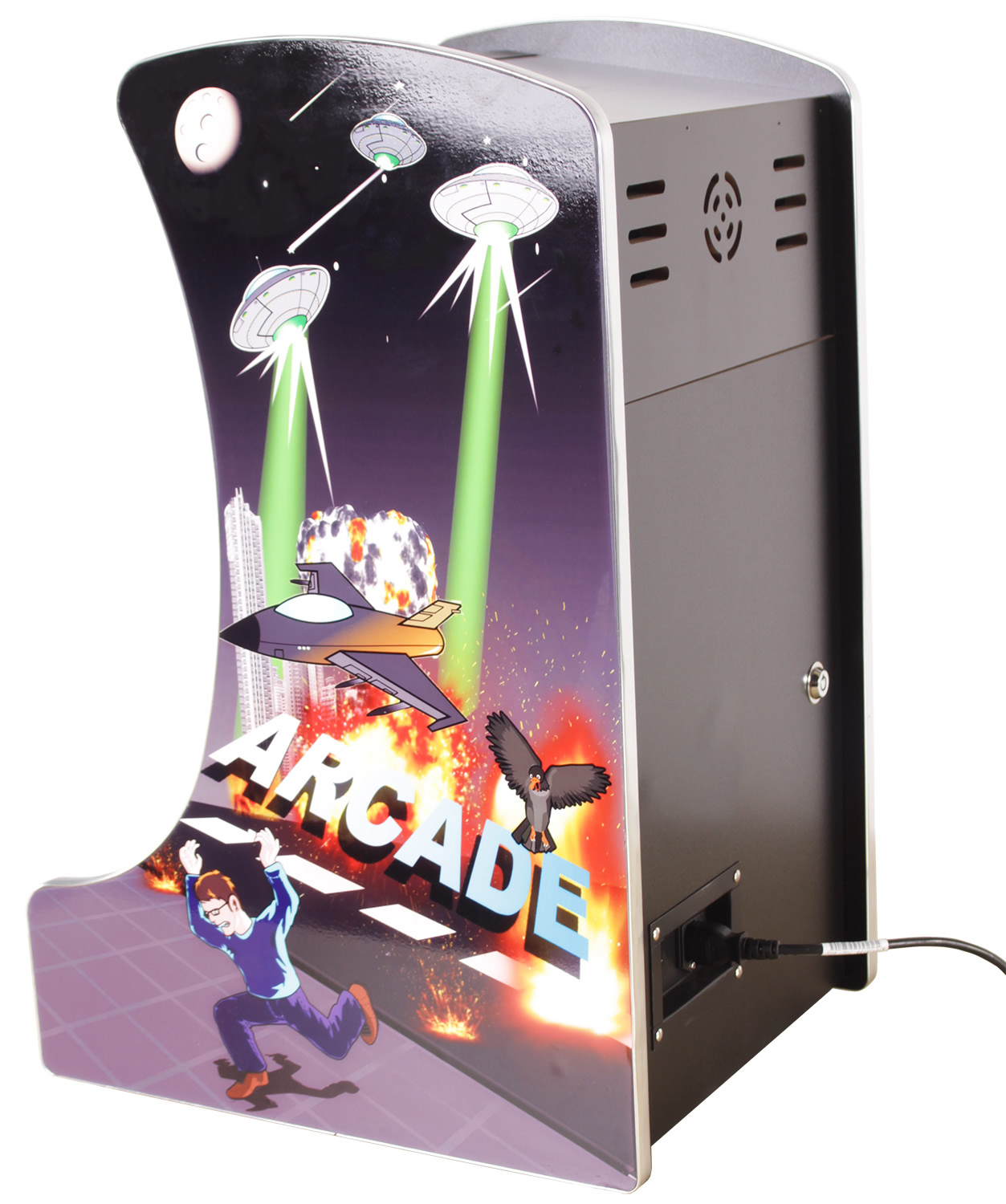 Cosmic 80s Mini Multigame Bartop Arcade Machine | Liberty Games