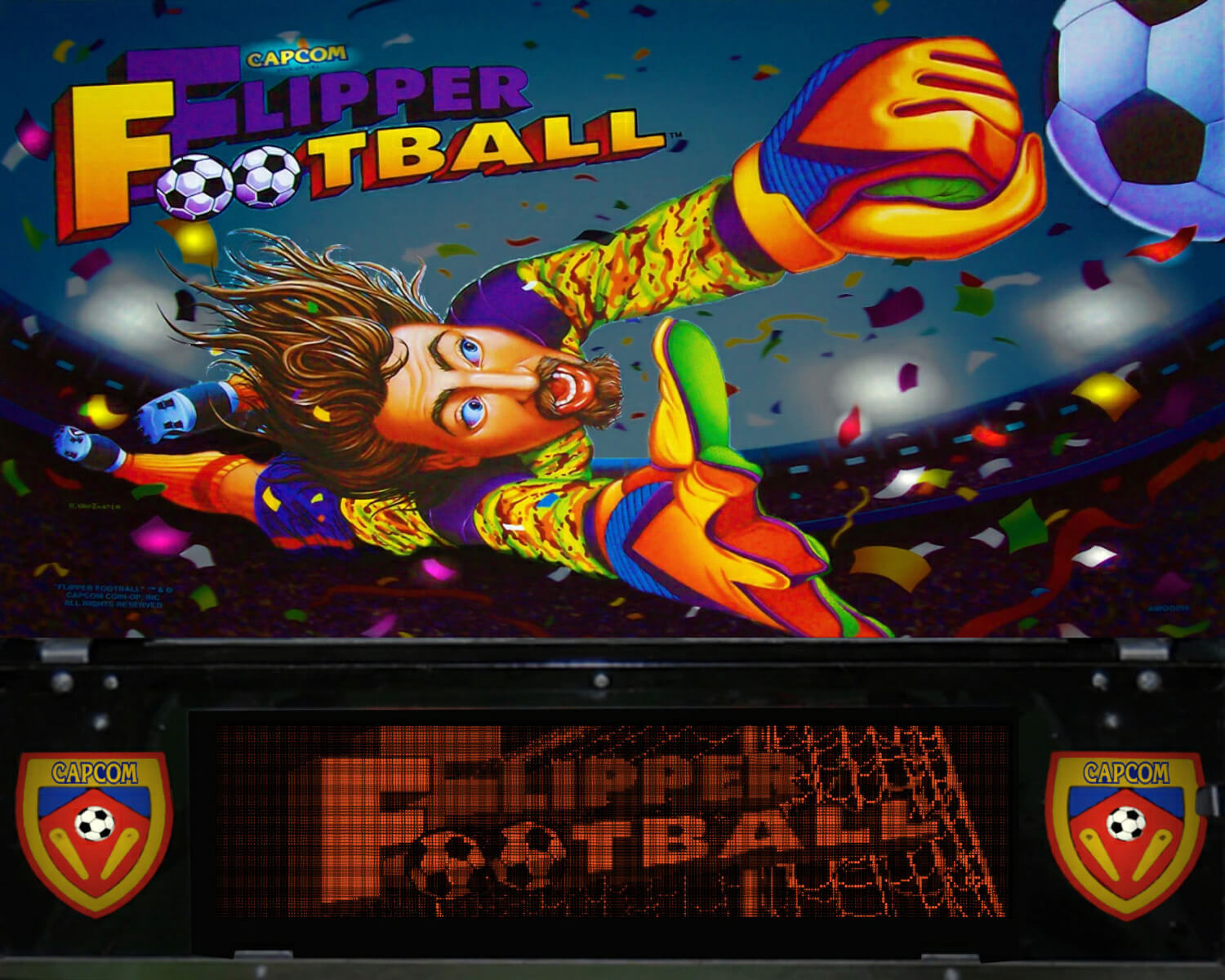 Capcom Flipper Football Pinball Machine For Sale | Liberty Games