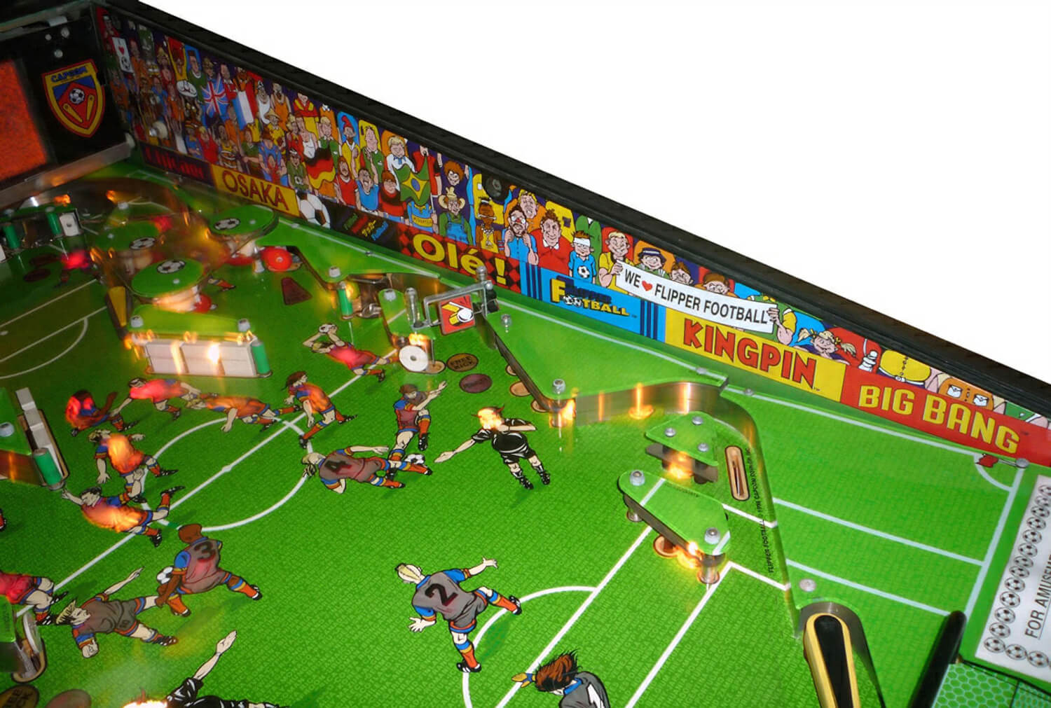 Capcom Flipper Football Pinball Machine For Sale | Liberty Games