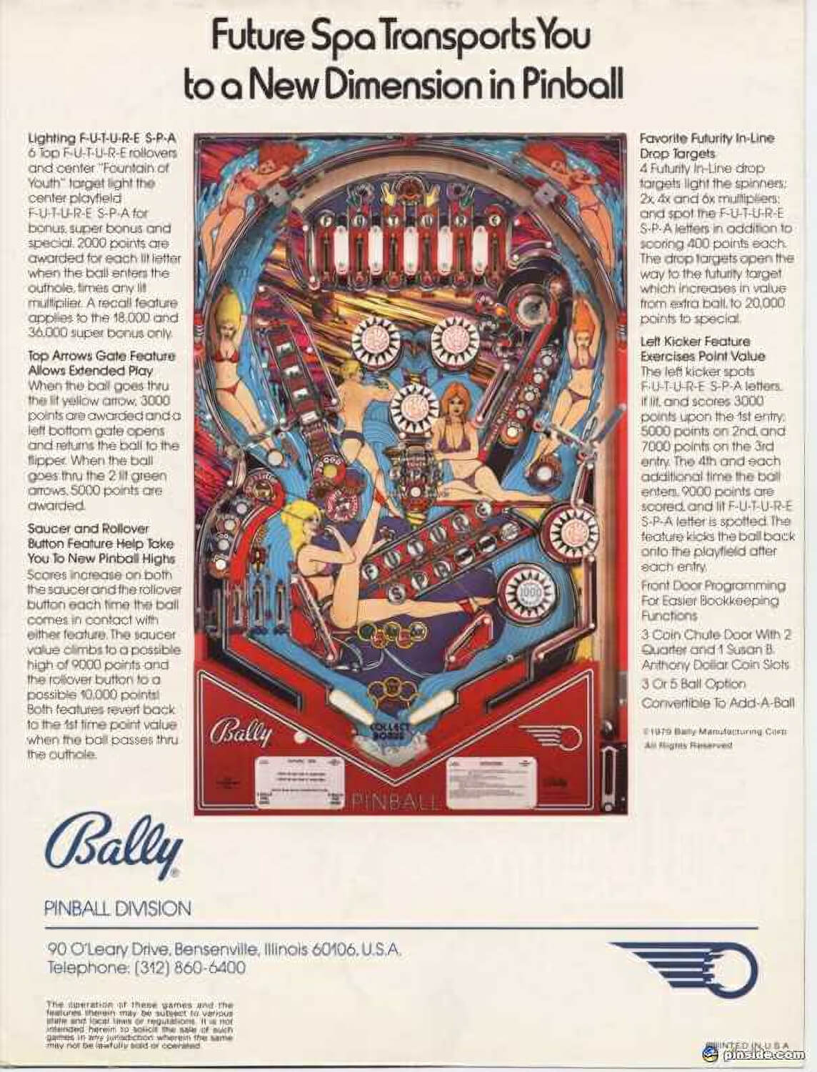 Future Spa Pinball Machine For Sale | Liberty Games
