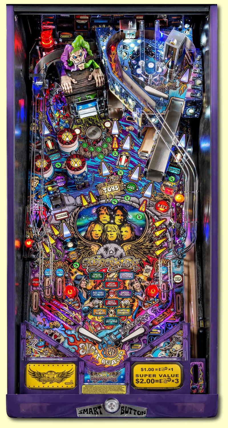 Aerosmith Premium Pinball Machine For Sale | Liberty Games
