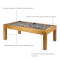 The Precision 7ft Solid Oak Slate Bed Pool Dining Table
