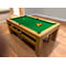The Precision 7ft Solid Oak Slate Bed Pool Dining Table