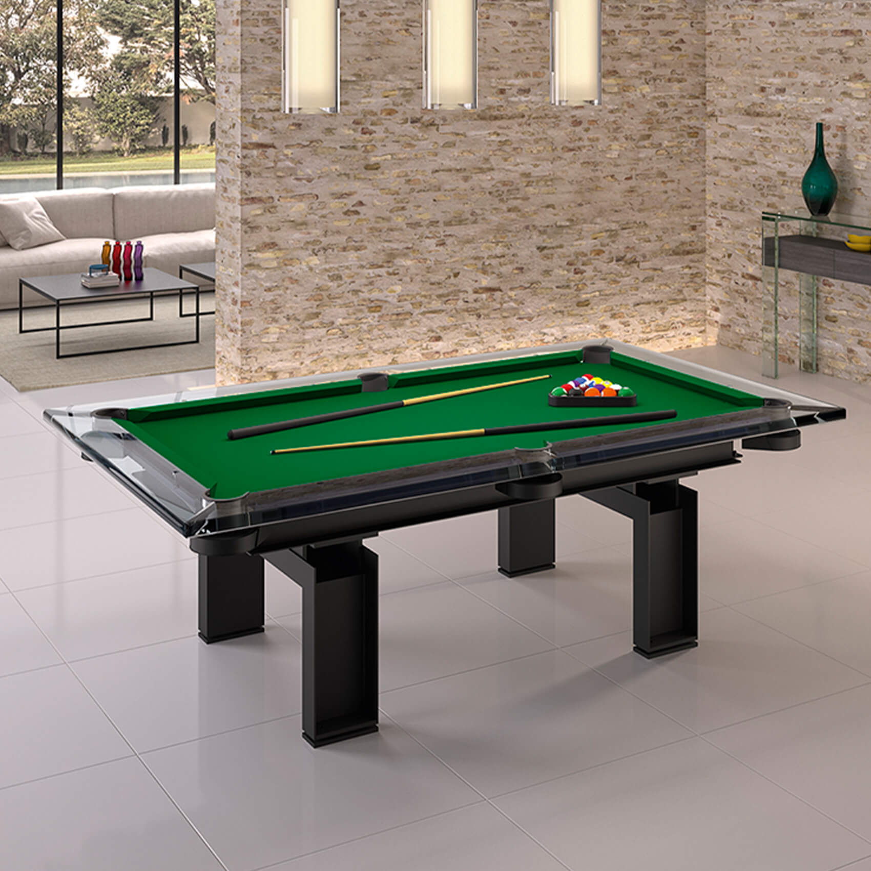 Kyoto Slate Bed Luxury American Pool Table | Liberty Games